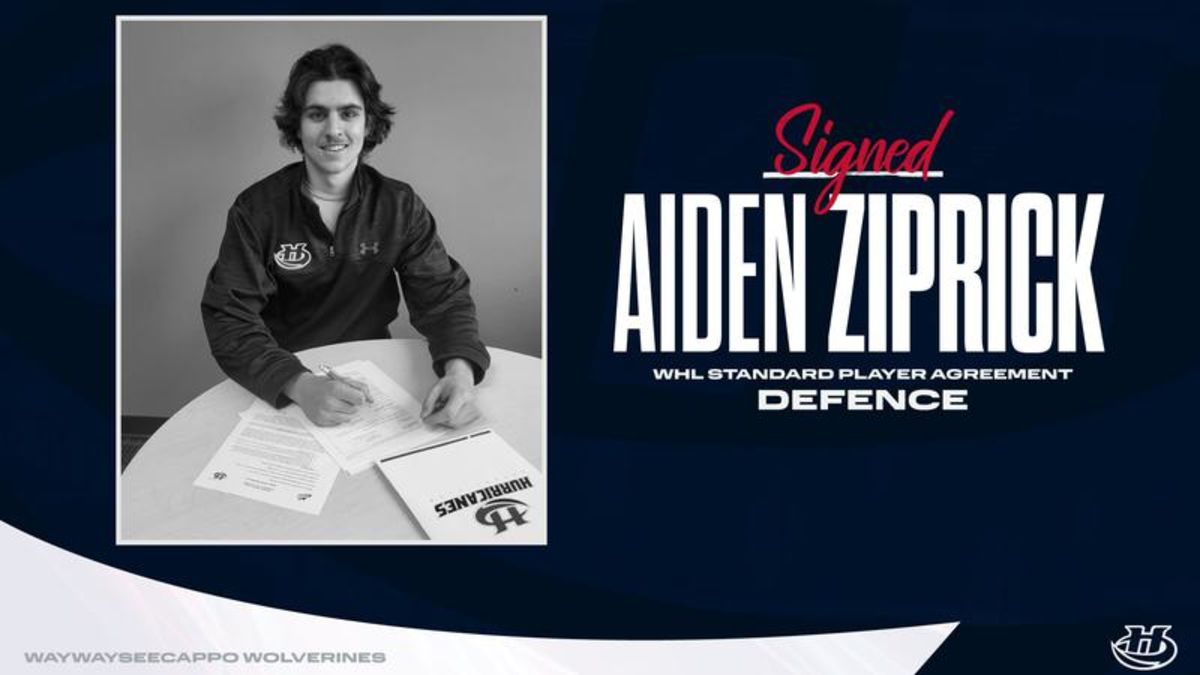 Lethbridge Hurricanes sign d-man Aiden Ziprick | Lethbridge News Now