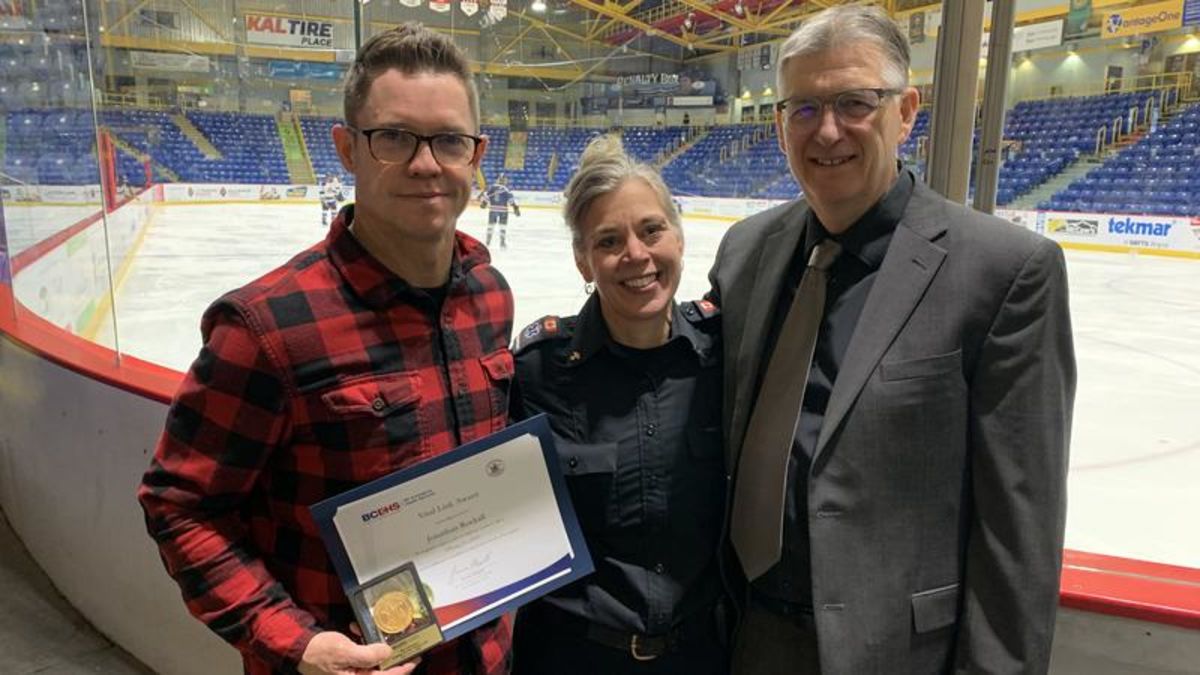 Vernon man honoured for quick life-saving actions | Vernon Matters