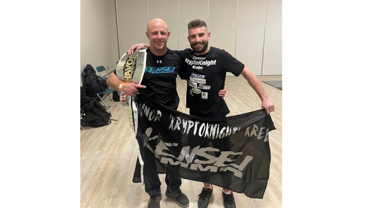 Local MMA fighter Connor “KryptoKnight” Krebs wins first title at Havoc ...