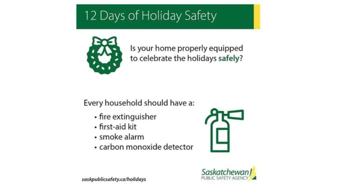 12 Days of Holiday Safety with the Saskatchewan Public Safety Agency ...