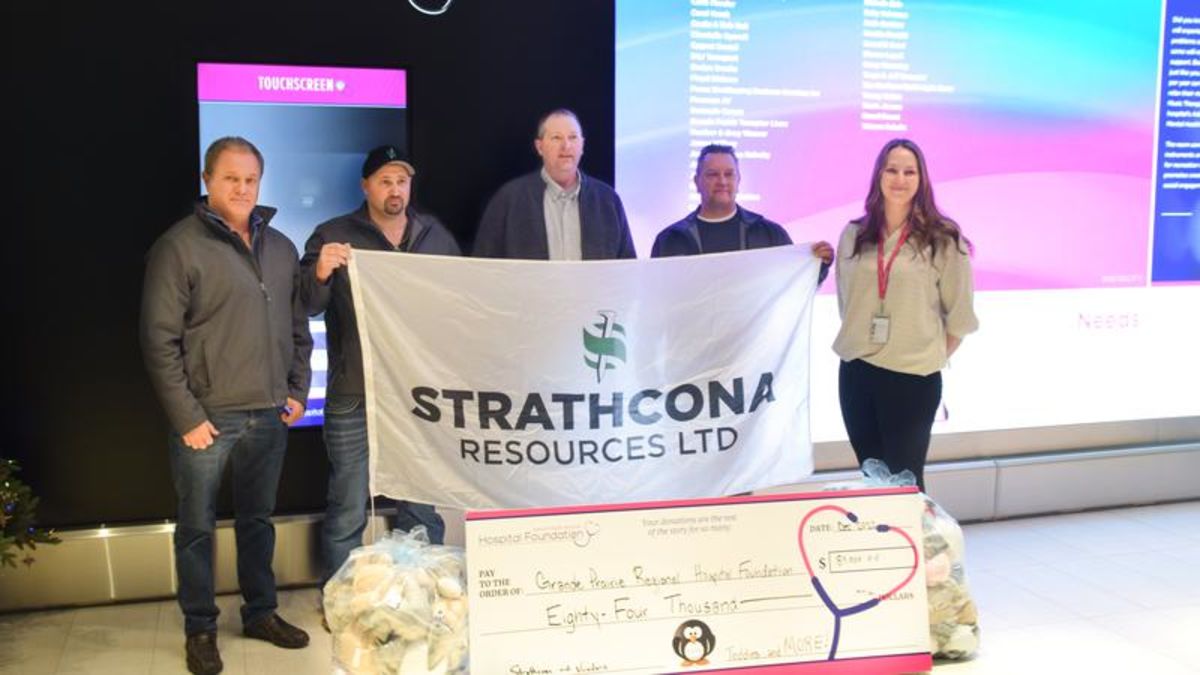Strathcona Resources makes donation to support sick kids | EverythingGP