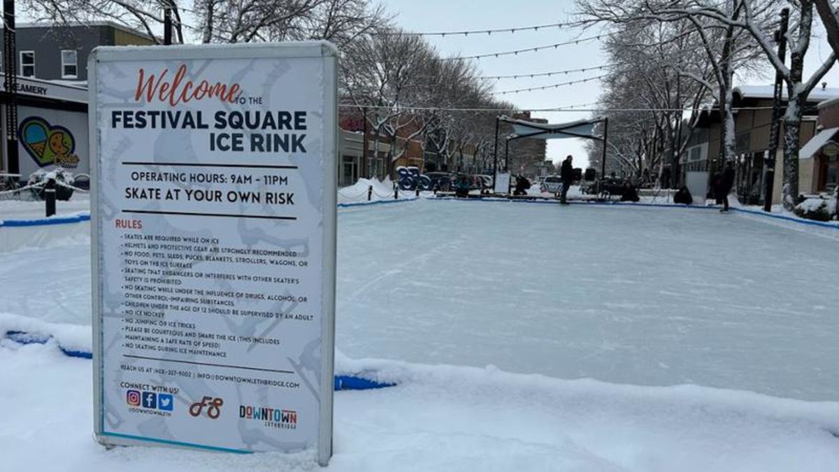 Skating rink opens in downtown Lethbridge | Lethbridge News Now