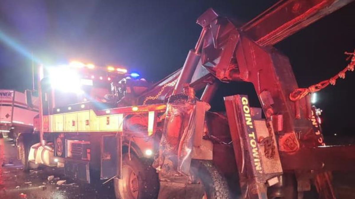 Tow truck companies reminding people to slow down following crash near ...