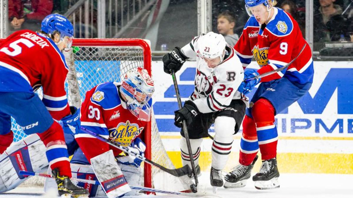 Rebels beat Oil Kings 7-1 in first game back from Christmas break ...