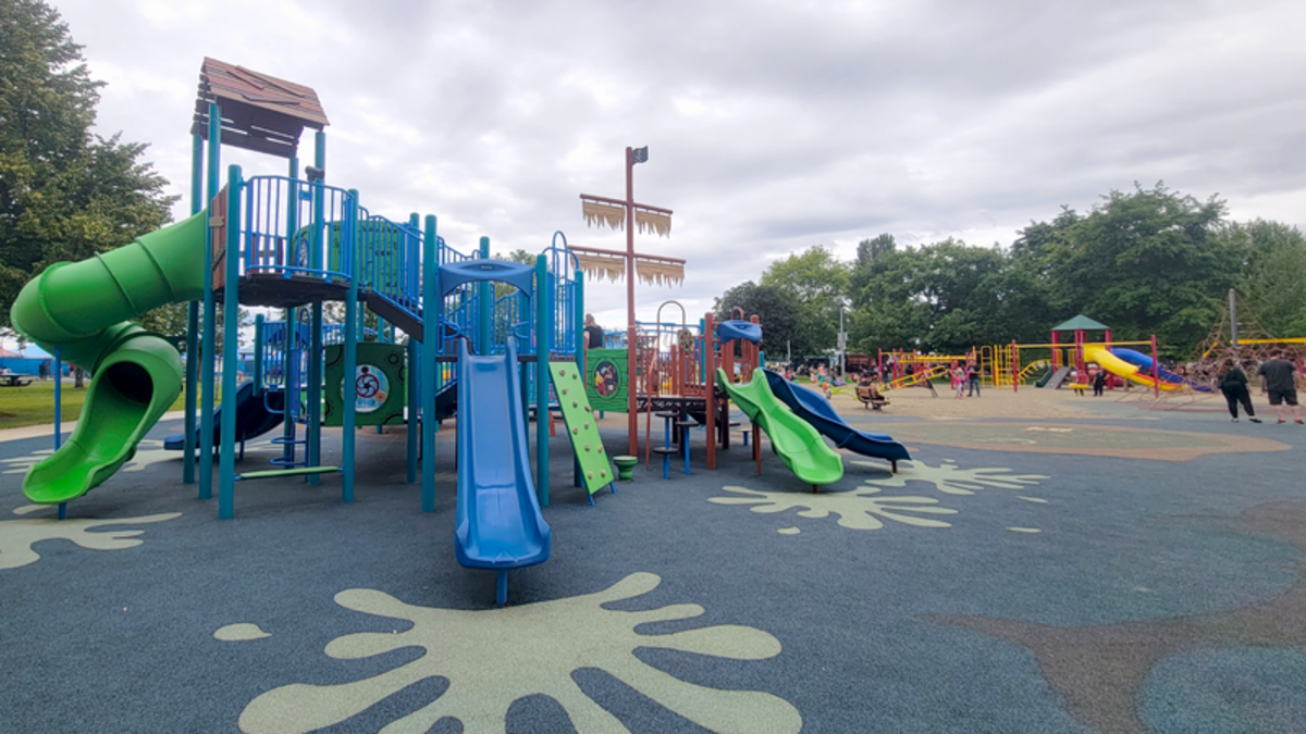 Additional resurfacing approved for Parksville playground | 102.3 The Wave