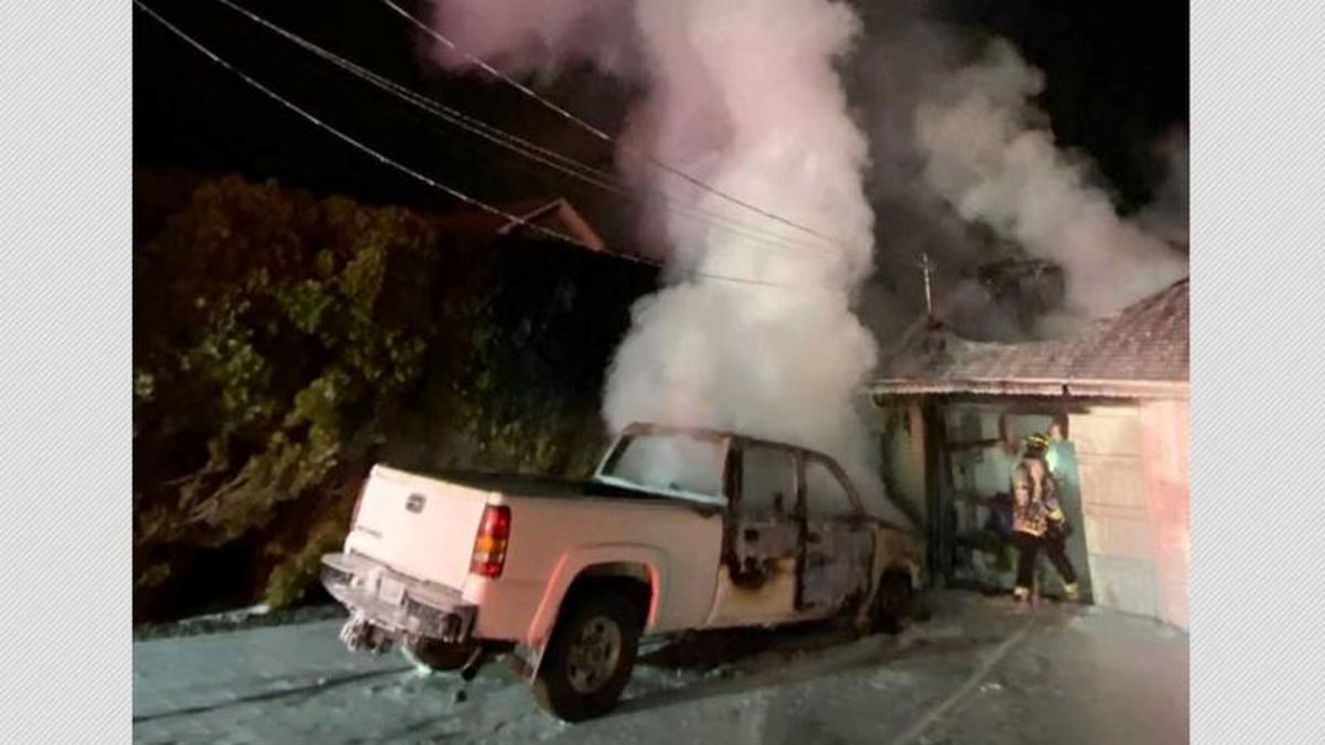 Vehicle fire spreads to structure | Vernon Matters