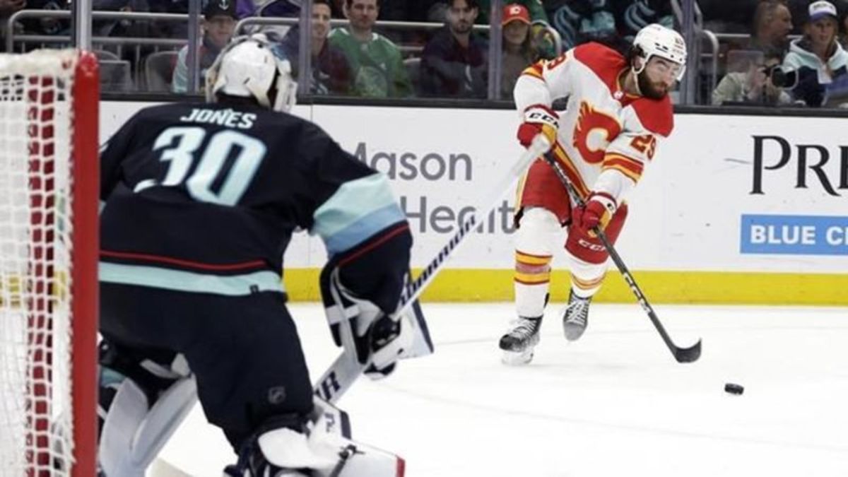 Flames rebound with impressive 5-2 win over Kraken | rdnewsnow.com
