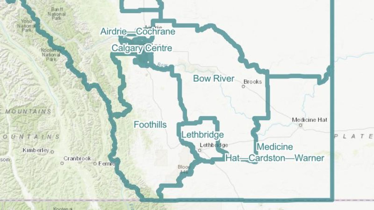 Most southern Alberta federal ridings proposed to change | Lethbridge ...