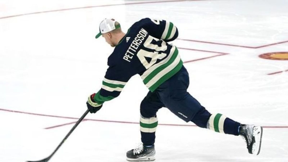 Pettersson wins hardest shot, Crosby takes a dip at NHL all-star skills ...