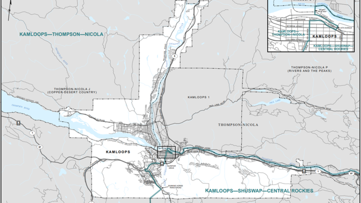 New federal riding proposal would split Kamloops in two, put Valleyview ...