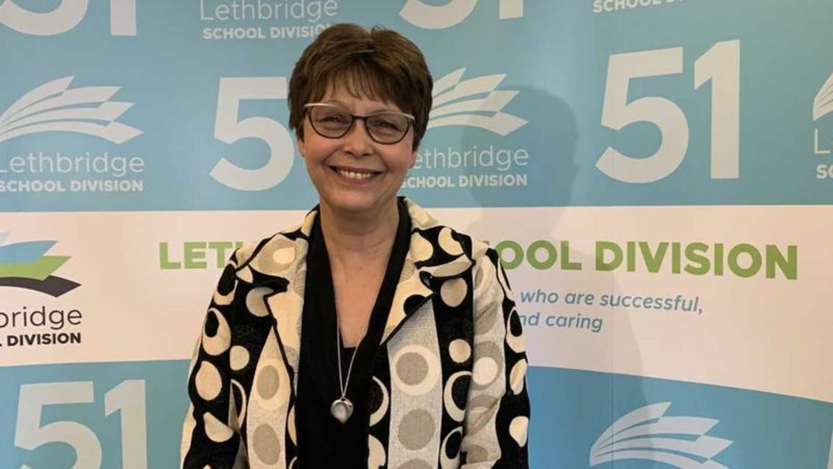 Lethbridge School Division Superintendent Cheryl Gilmore announces ...