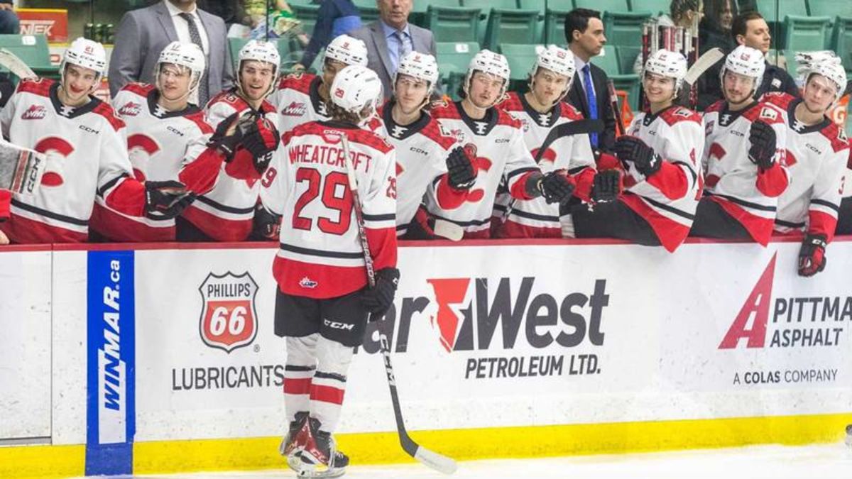 Wheatcroft ‘s 5 point night leads the Cougars to victory | CKPG Today