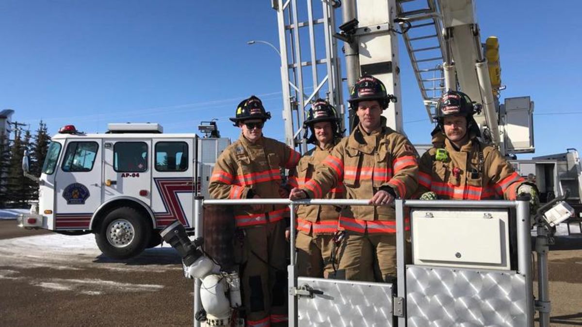 Red Deer Fire Department hosts rooftop campout and boot drive for ...