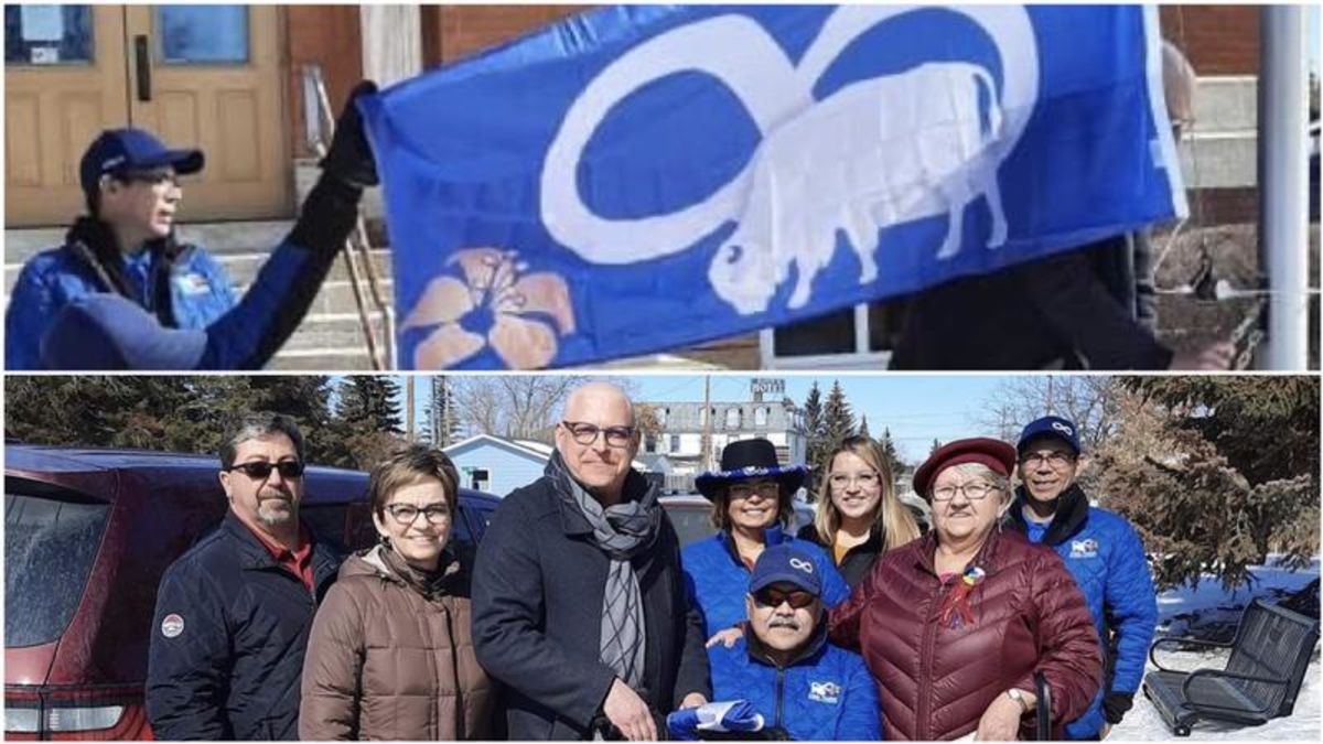 Town recognizes Métis Culture Week with flag-raising ceremony ...
