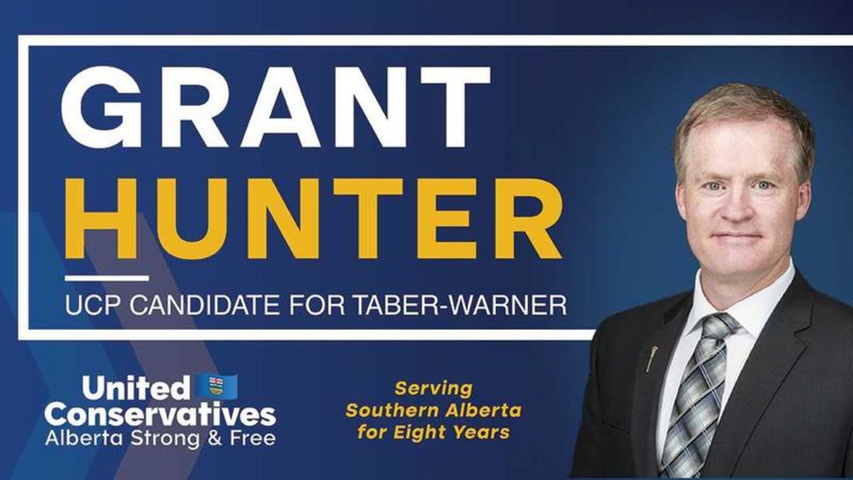 Grant Hunter running for re-election in Taber-Warner | Lethbridge News Now