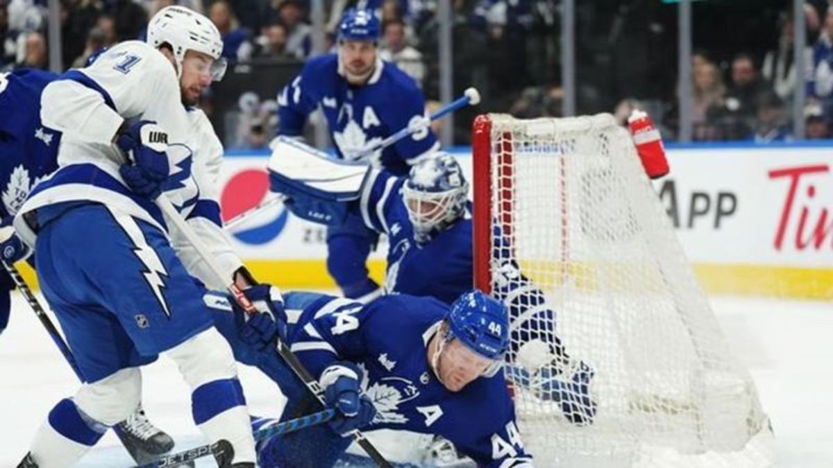Brayden Point scores twice, Lightning embarrass Maple Leafs 7-3 in Game ...