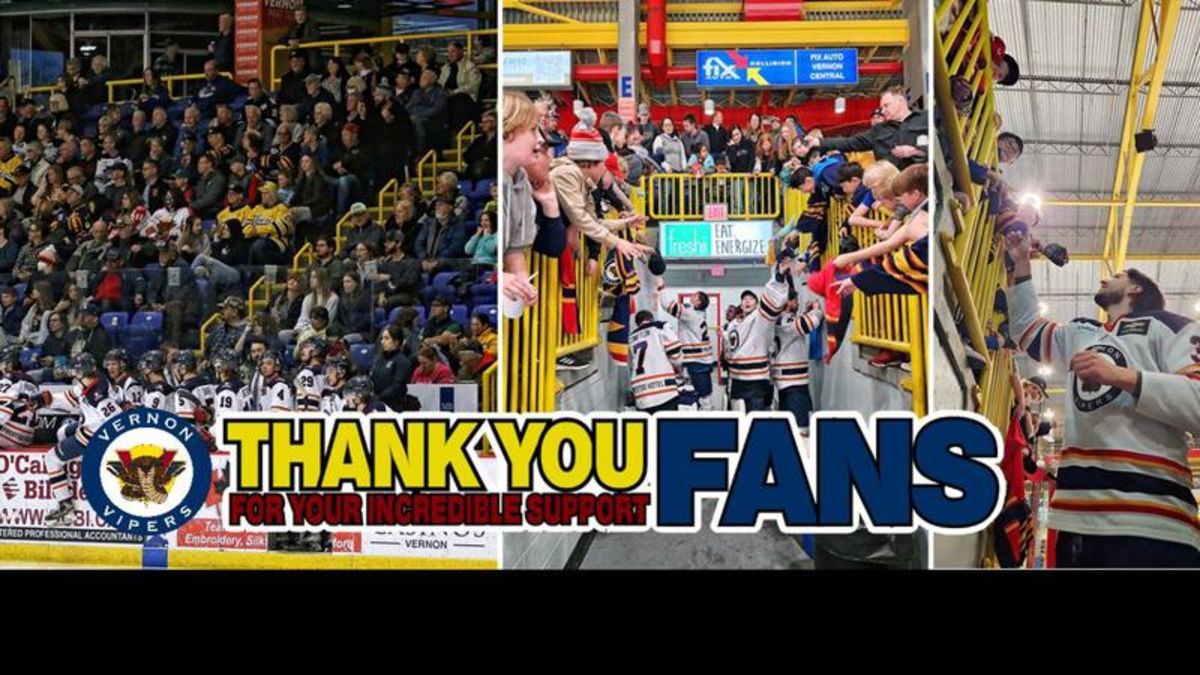 Vipers honour players with season-ending awards | Vernon Matters