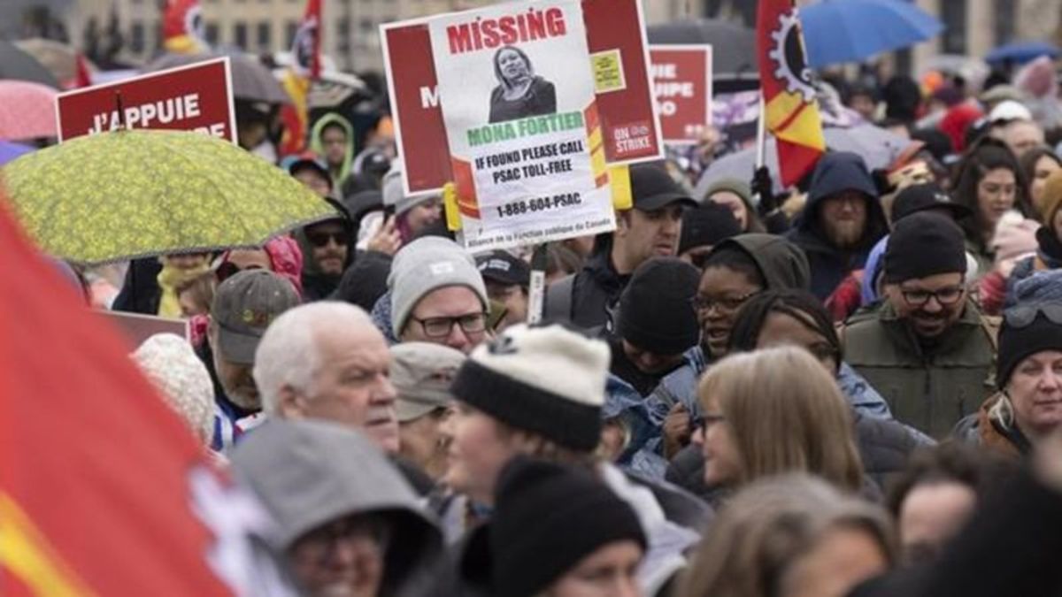 Federal public service strike enters ninth day, no sign of back-to-work ...