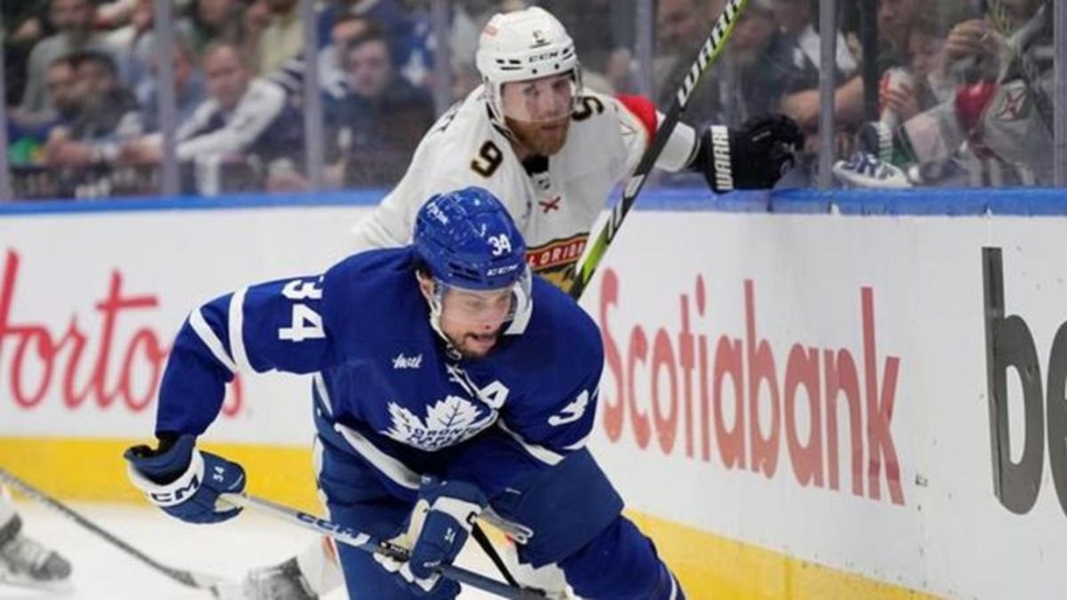 NHL fines Panthers’ Benett $5K for cross-checking Maple Leafs’ Bunting ...