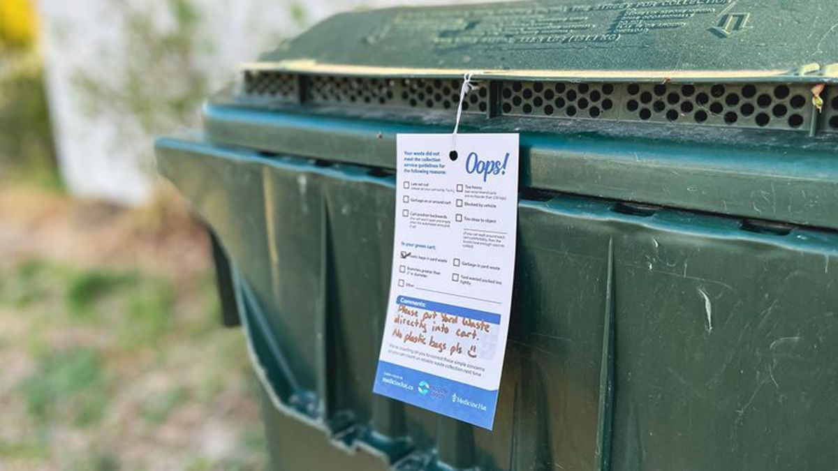 Yard Waste Street Team passing out report cards for green carts | CHAT ...