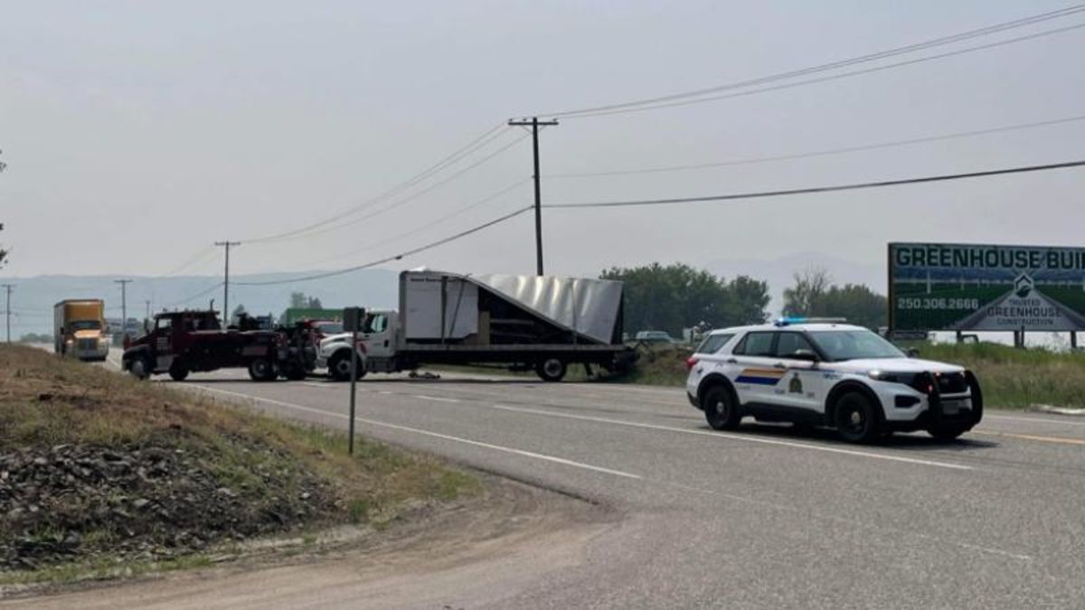 UPDATE: Five-vehicle incident shuts down highway | Vernon Matters