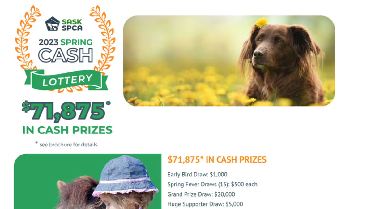Saskatchewan SPCA Spring Lottery | northeastNOW