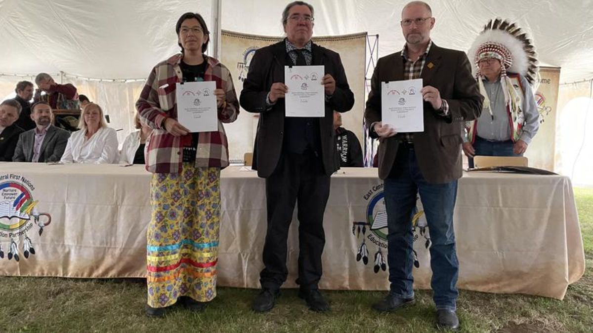 Education agreements signed at James Smith Cree Nation | northeastNOW