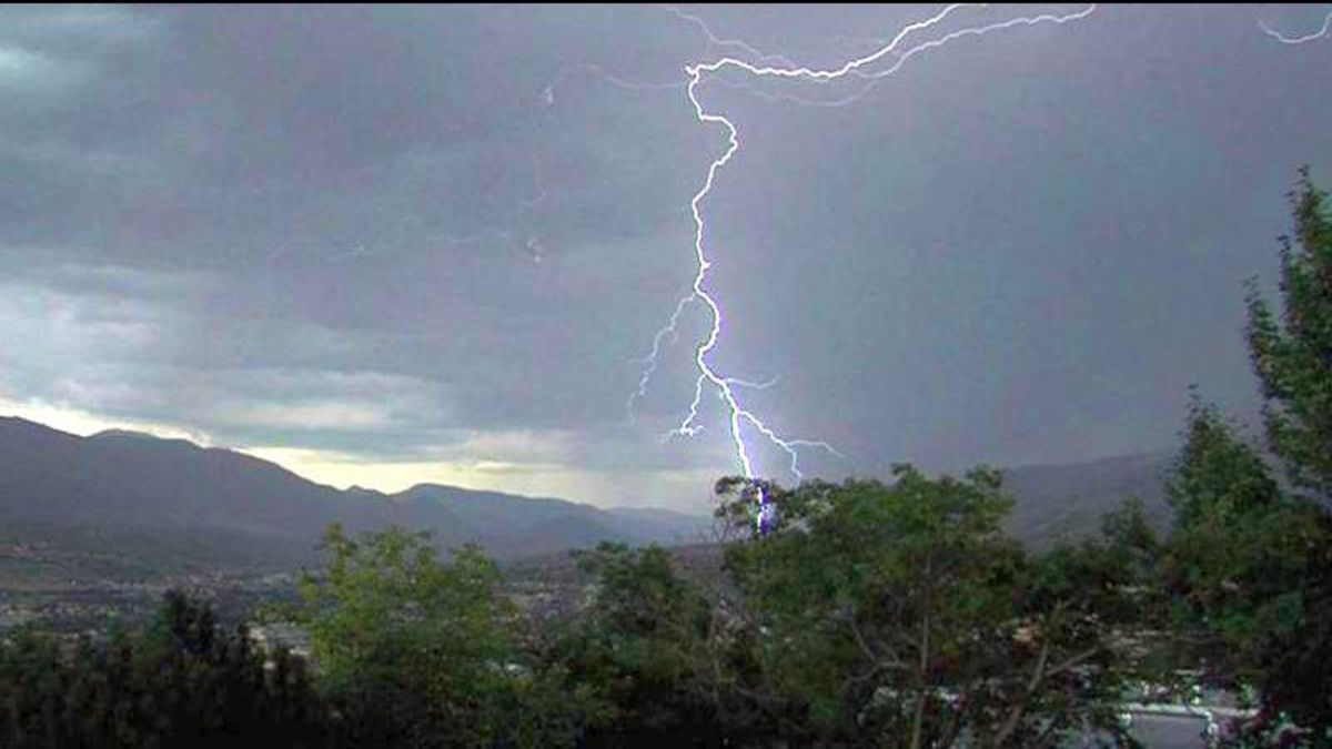 Lightning possibility over North Thompson and Cariboo areas creates ...