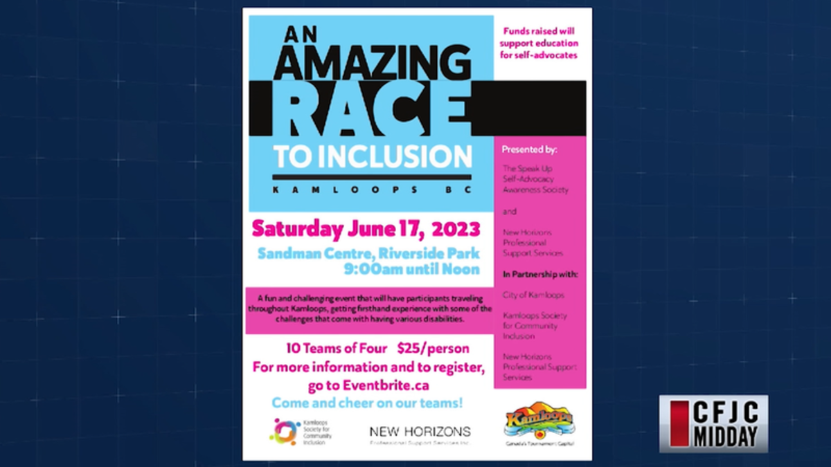CFJC Midday – Amazing Race to Inclusion gets ready for fun and ...