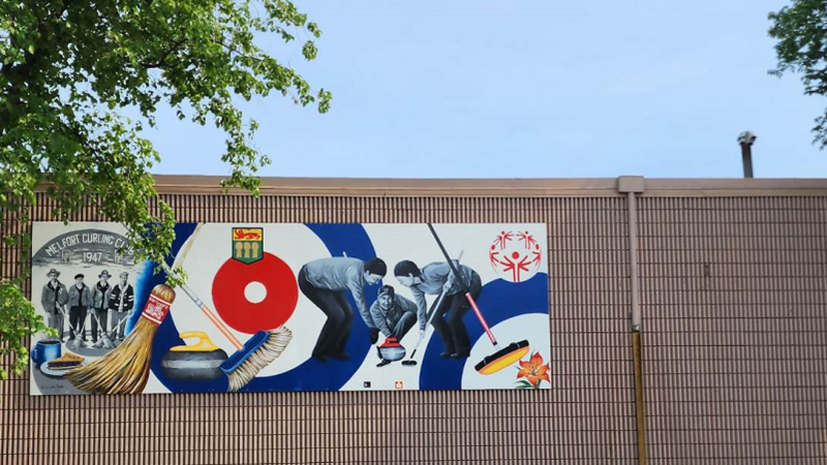 Melfort showcasing love for the sport of curling with new mural | northeastNOW