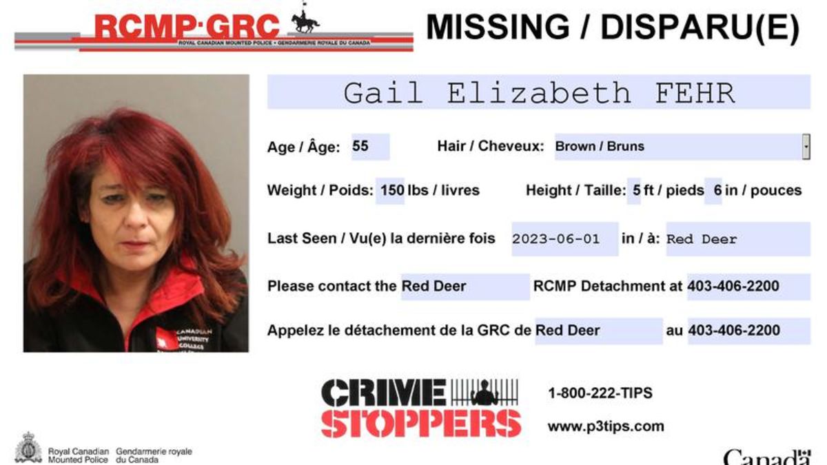 UPDATE: Gail Elizabeth Fehr, 55, Red Deer | rdnewsnow.com
