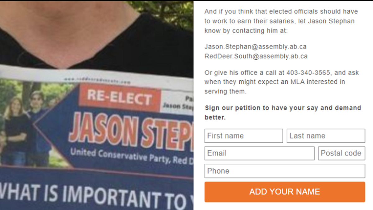 Alberta NDP launch petition to let residents voice displeasure with ...
