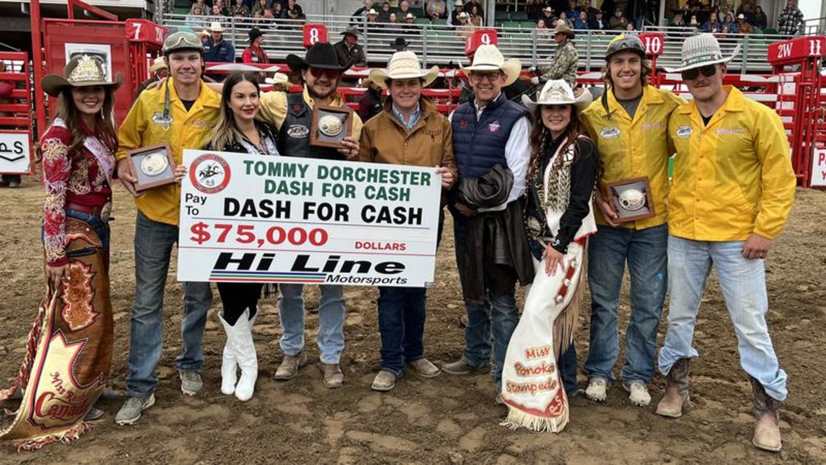 Chanse Vigen makes history in chuckwagon racing at 2023 Ponoka Stampede | rdnewsnow.com