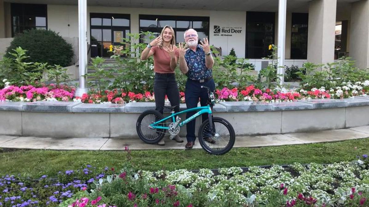 World champion BMXer from Red Deer, Molly Simpson, accepts Mayor’s ...