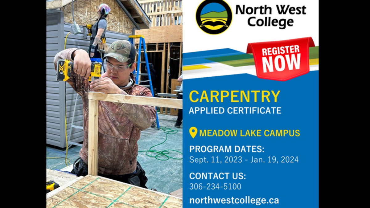 Carpentry Applied Certificate | meadowlakeNOW