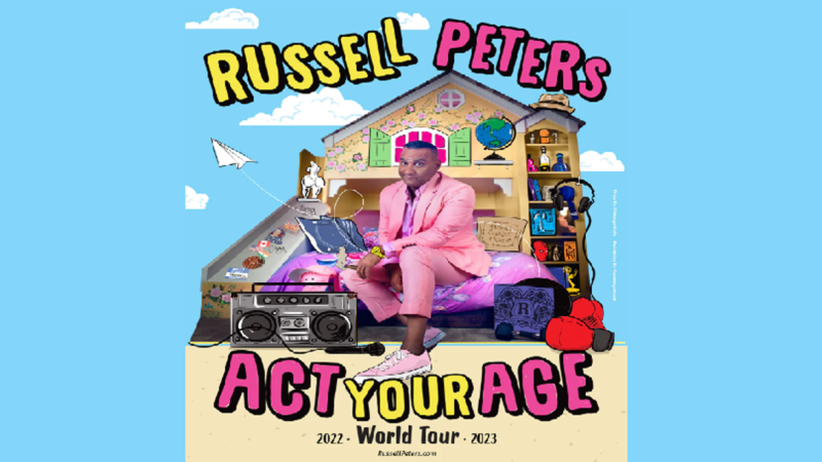 Global icon Russell Peters stops in Red Deer for ‘Act Your Age’ comedy ...