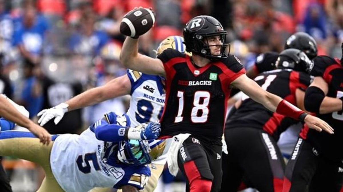 Quarterback Dustin Crum has been impressive as a rusher for Redblacks ...