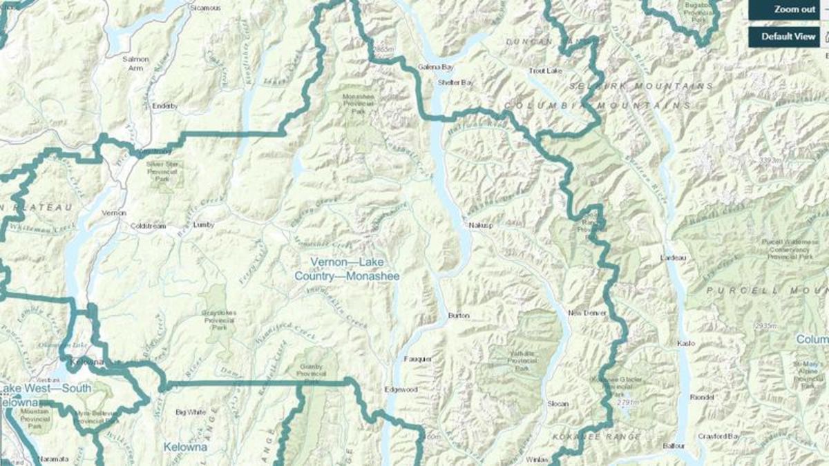 Greater Vernon and Lake Country part of new federal riding | Vernon Matters