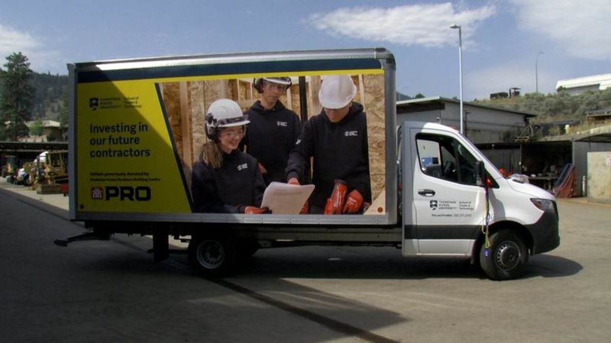 Home Hardware donation gives TRU carpentry students a lift | 98.3 CIFM