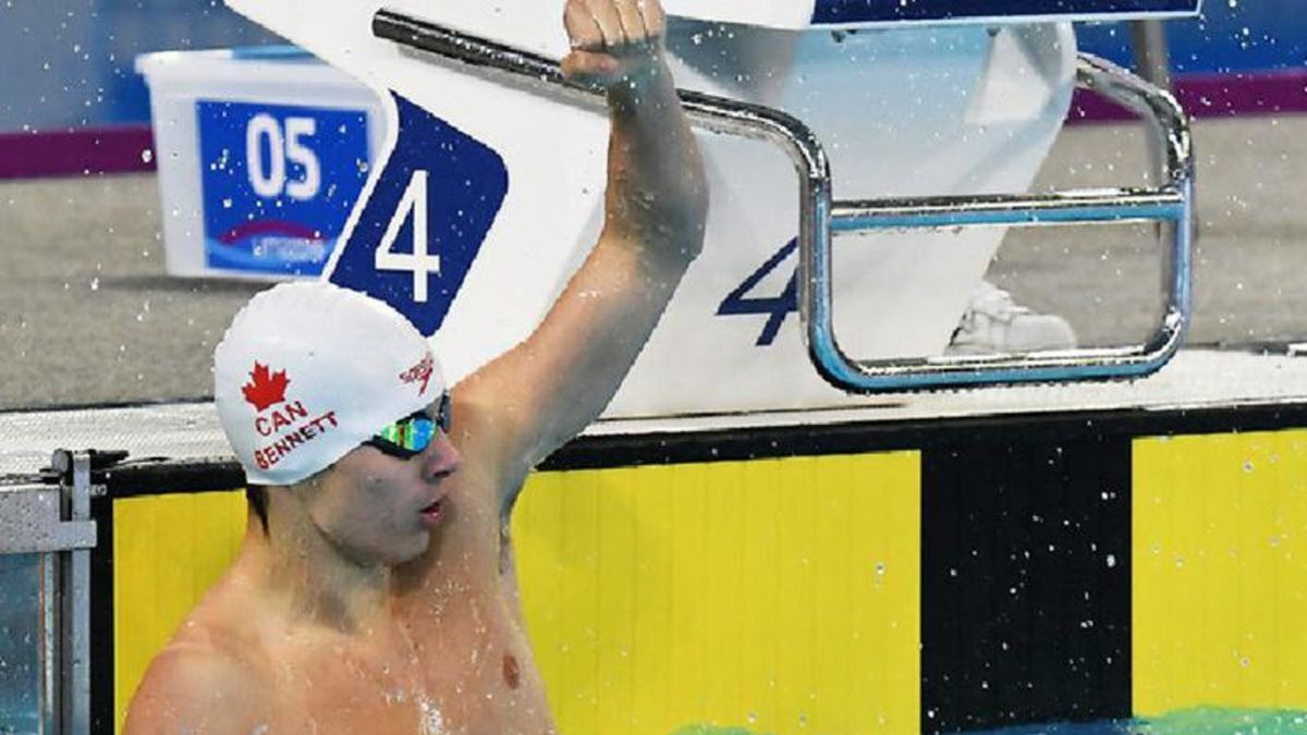 VIDEO: Parksville swimmer wins World Championship in England | 106.9 ...