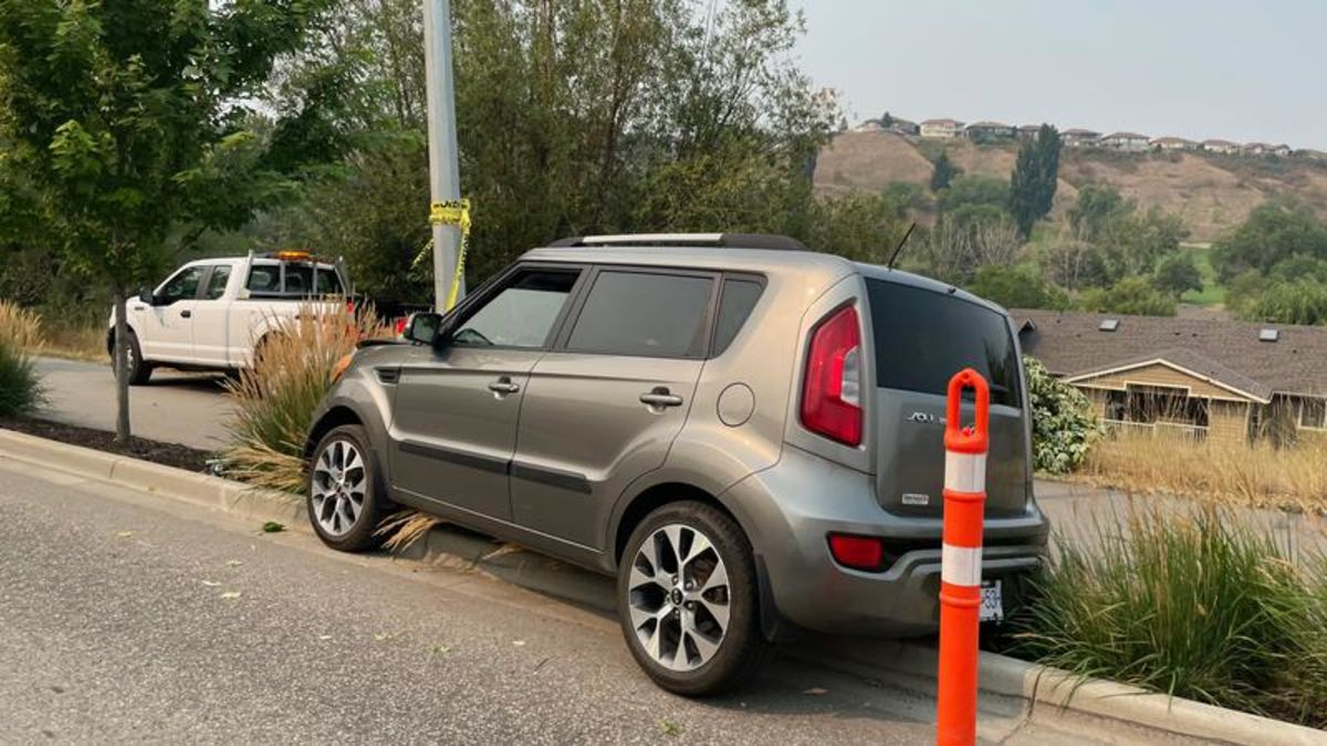 Vehicle hits pole, tree on Kal Lake Road | Vernon Matters