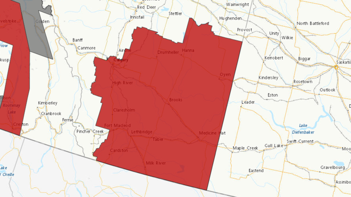 Heat warning issued for nearly all of southern Alberta | CHAT News Today