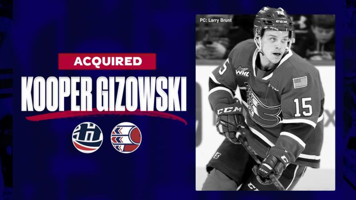Hurricanes acquire forward Kooper Gizowski, draft pick from Chiefs ...