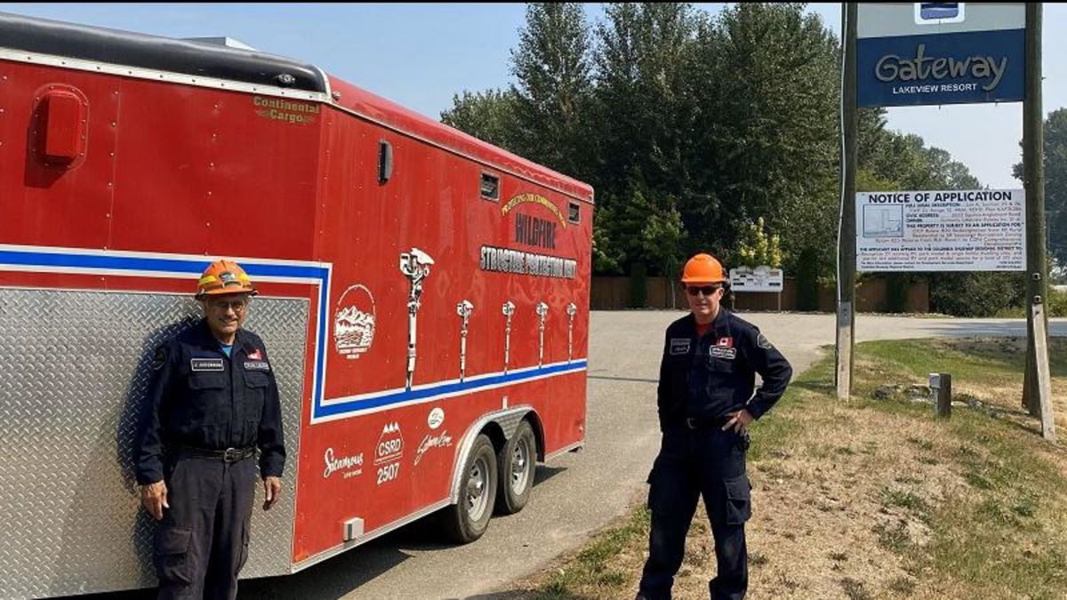 Structure protection units move in the Shuswap as fire activity is ...
