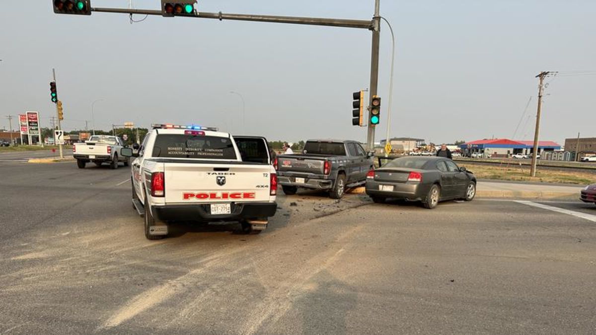 Taber Police Service investigating two-vehicle highway collision ...