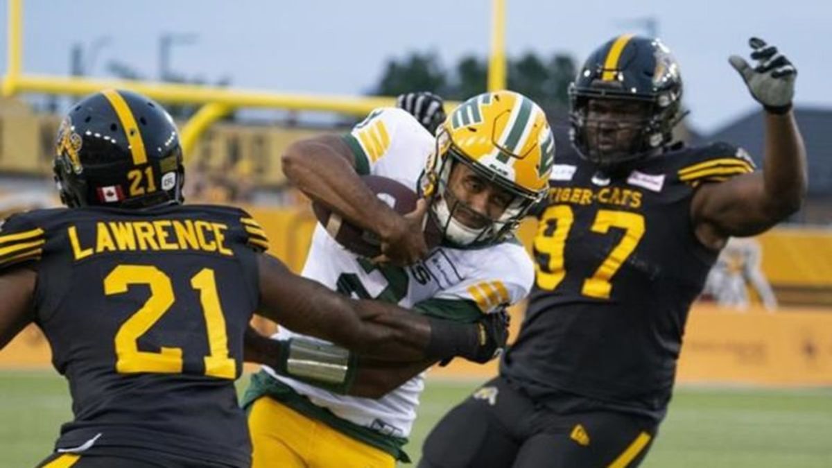 Tre Ford leads Edmonton Elks past Ticats 24-10 for first win of CFL ...