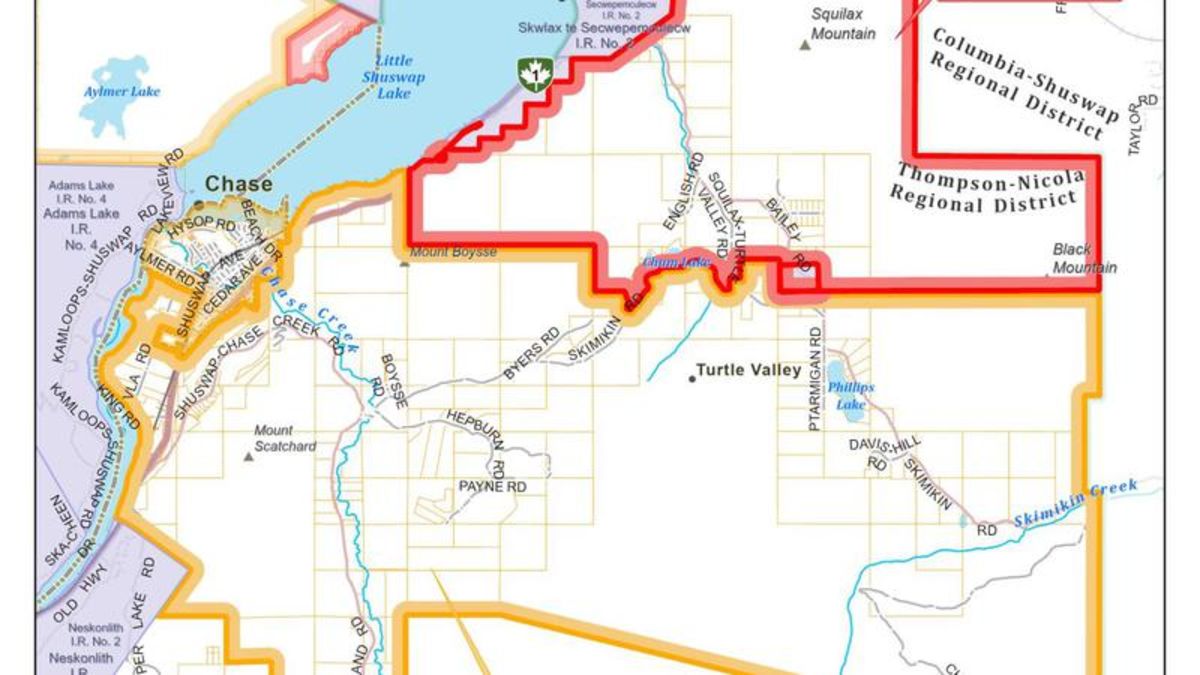 Bush Creek East: Evacuation Order partially rescinded to Alert | CFJC ...