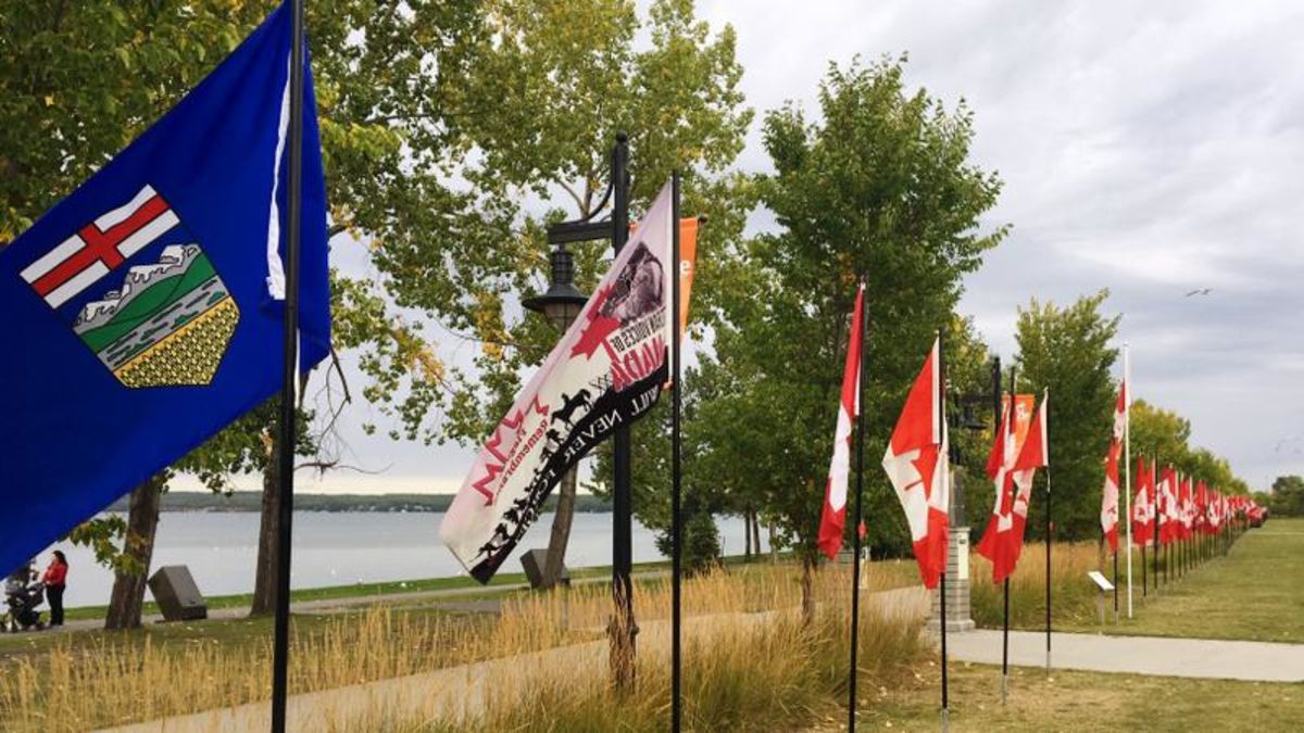 Sylvan Lake Flags of Remembrance | rdnewsnow.com