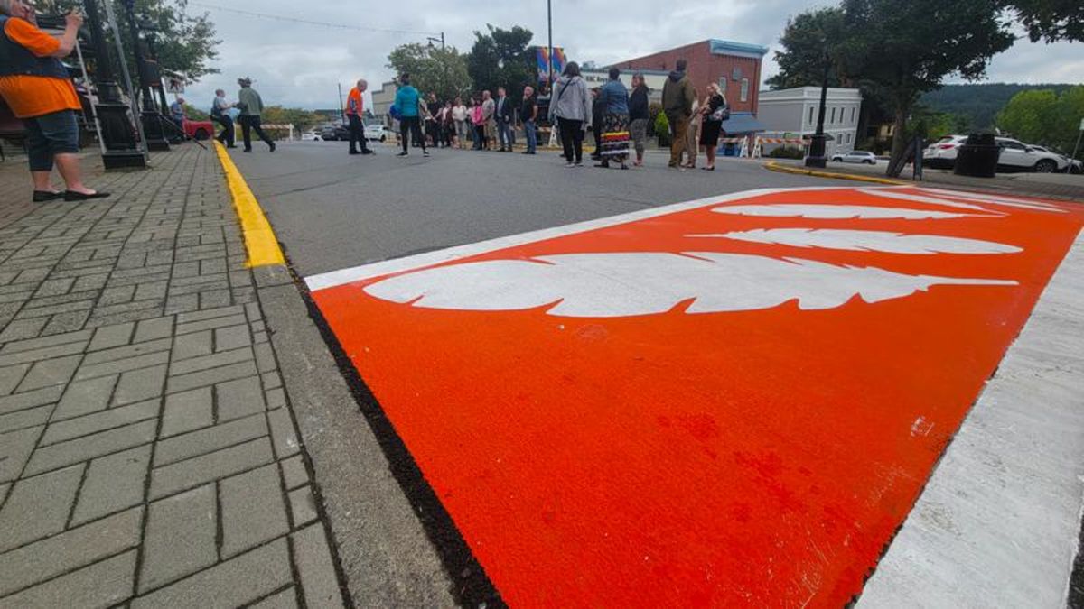 Ladysmith unveils new painted crosswalks for pride, veterans, and ...