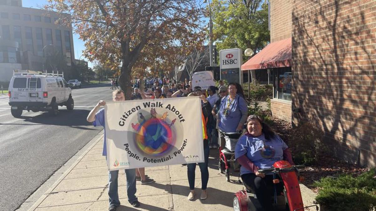 Citizen Walk About raising awareness for issues affecting people with ...